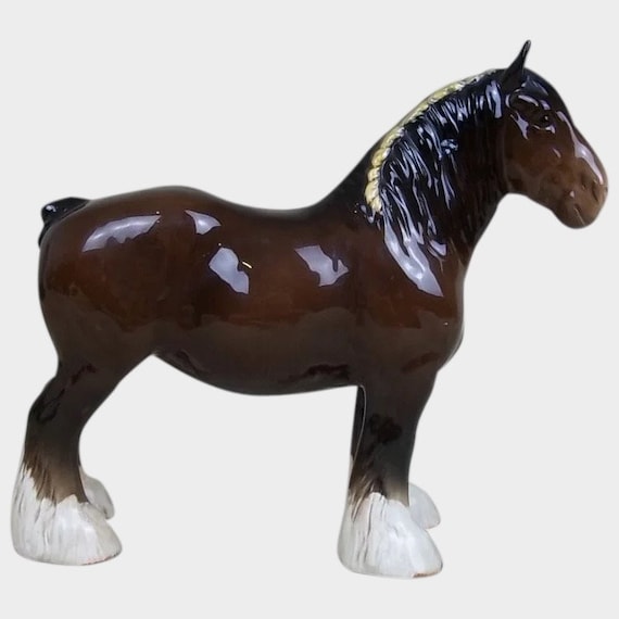 Chestnut Shire Horse