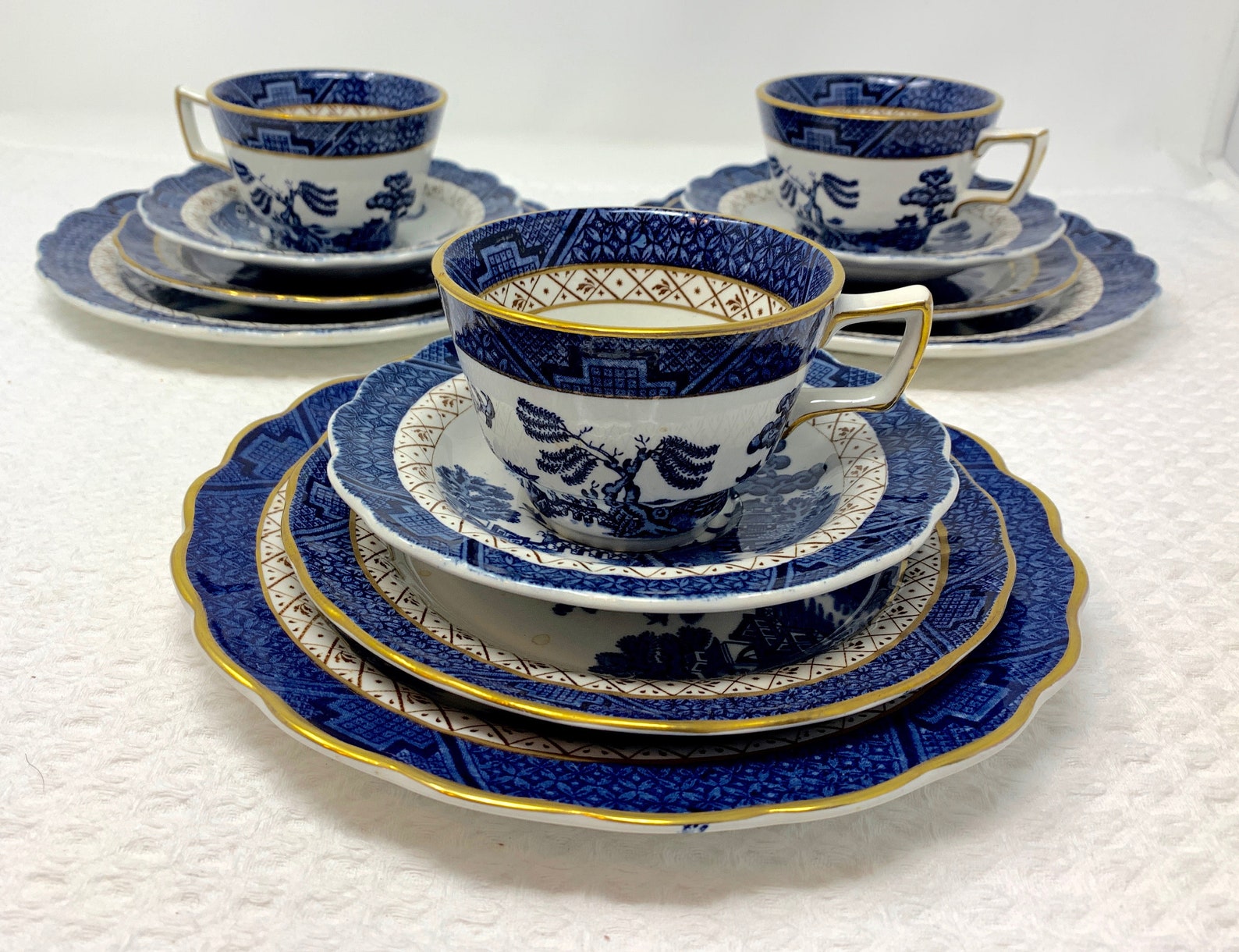 Booths Real Old Willow Blue Opaque Silicon China Booths Real - Etsy