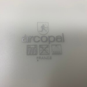 Vintage Arcopal France Pansy Motif, Arcopal Opal Glass Dinner and Side ...