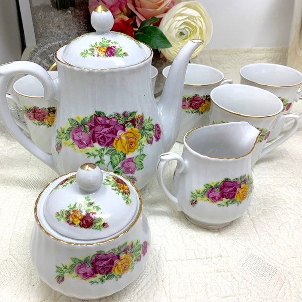 China Coffee Set - Etsy