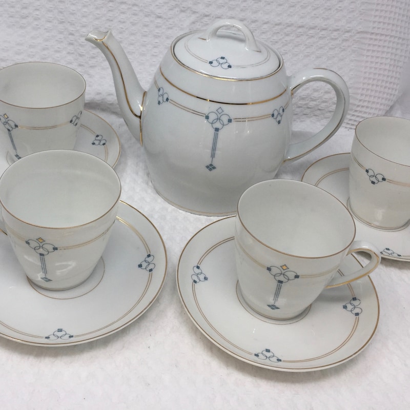 Art Deco Tea Set - Etsy