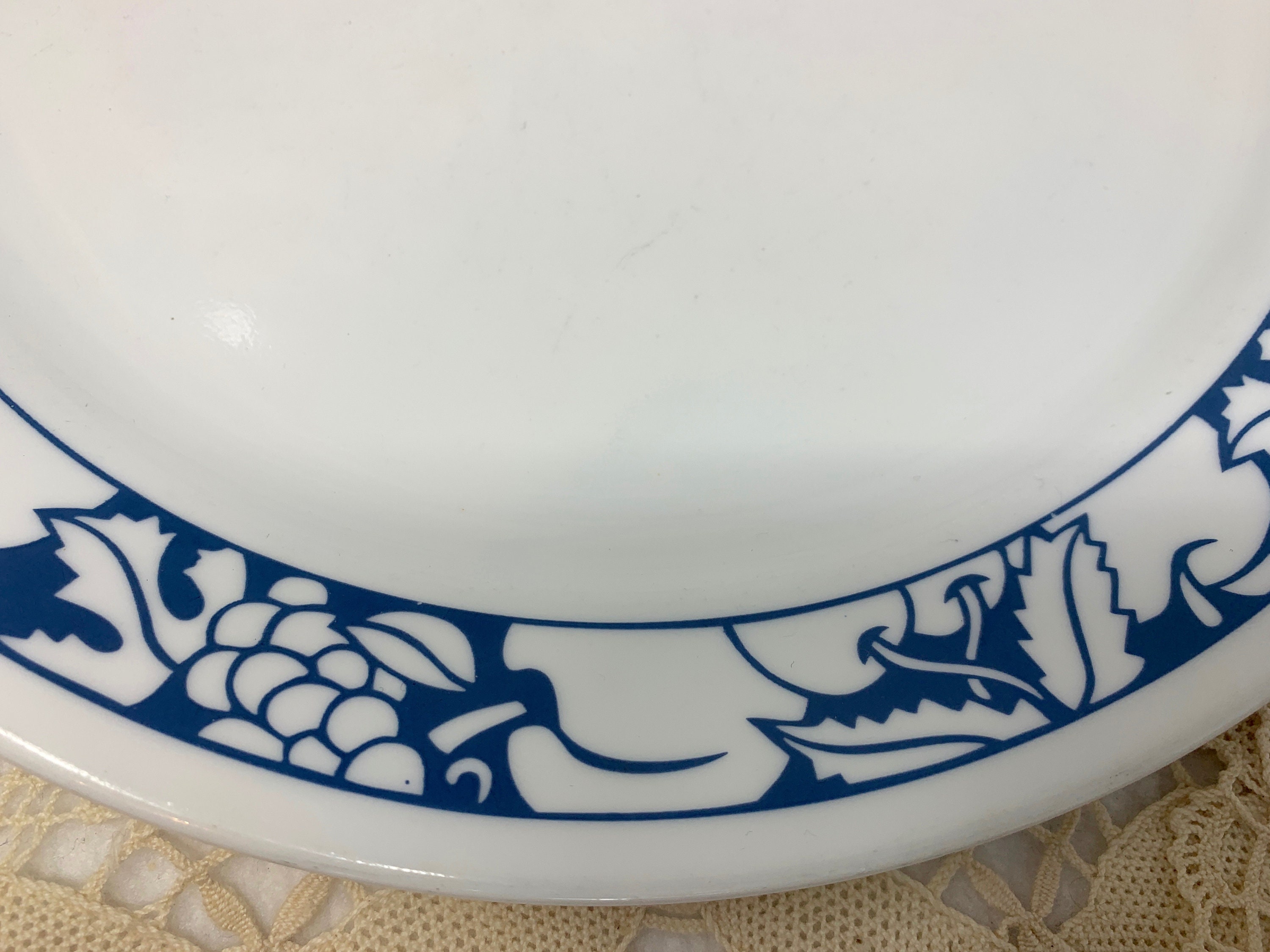 Corelle Harvest Time HTF Pattern Blue Fruit and Foliage - Etsy Canada