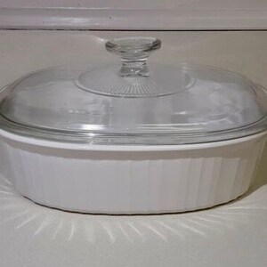 Corningware® French White Bakeware, Vintage Corning Ware, French White ...