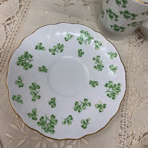 Arklow Pottery Republic of Ireland Patricia Shamrock Tea Mug & Aynsley ...