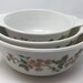 JAJ Pyrex England Lisa Cherry Blossom Pattern, Set of Three Graduated ...