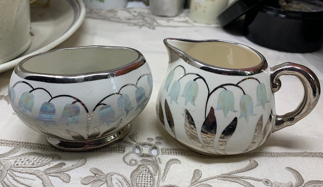 Sandland Ware Lancaster Hanley England Creamer & Sugar Bowl, English ...