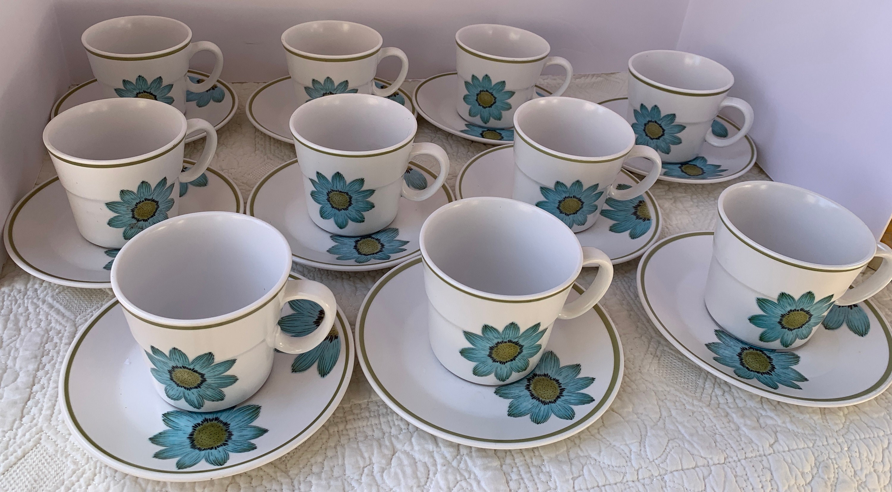 Noritake Progression China up Sa Daisy Tea Set Pattern 9001 - Etsy