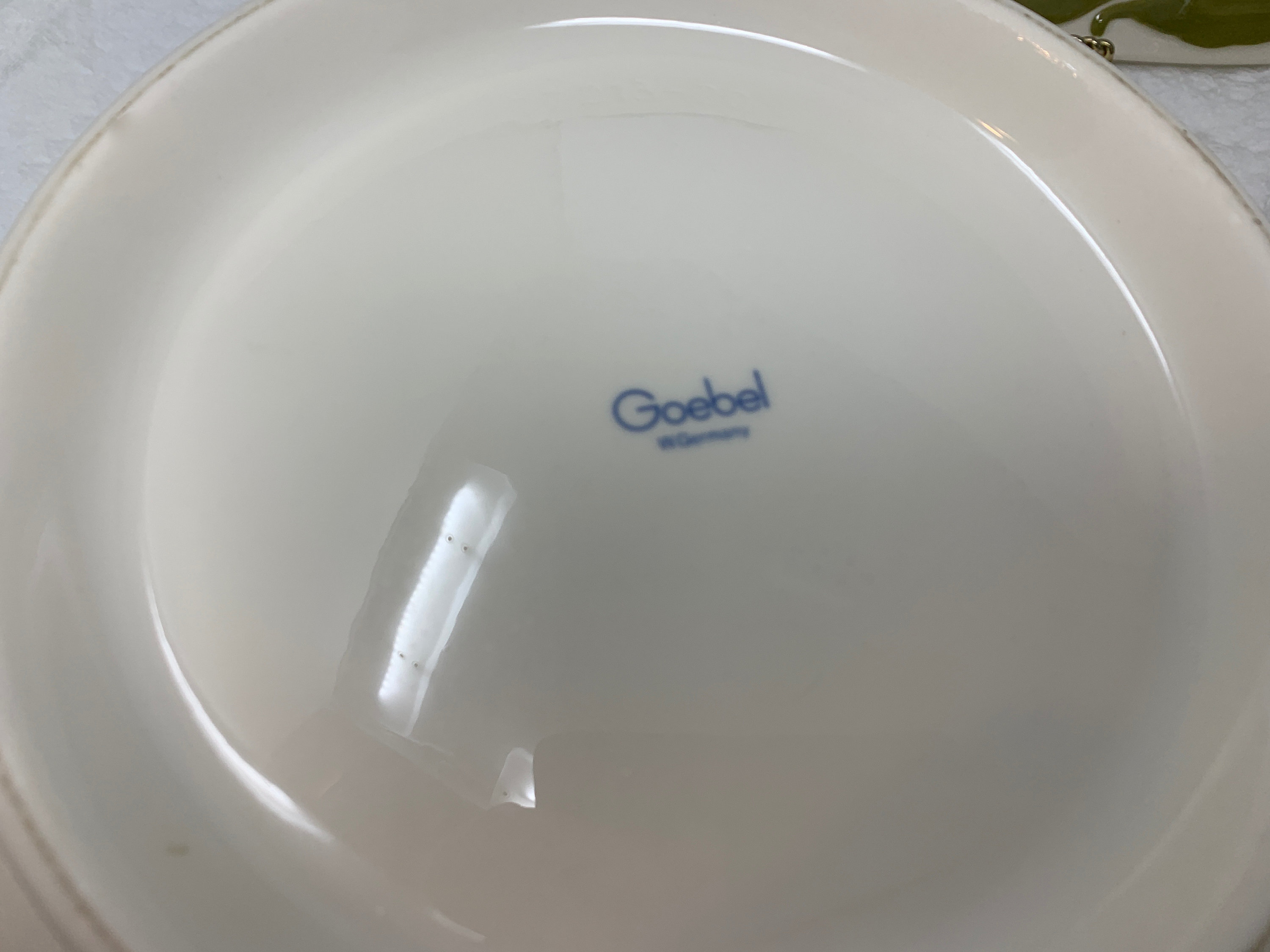 Goebel West Germany White Porcelain Dinnerware Serving Pieces - Etsy