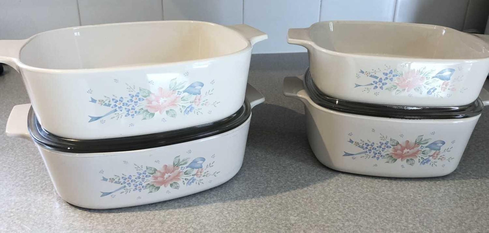 Symphony Six Piece Vintage Corning Ware Casserole Set Blue - Etsy