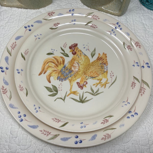 Rooster Dinnerware - Etsy