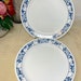 Corelle Harvest Time HTF Pattern, Blue Fruit and Foliage Decorate the ...