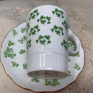 Arklow Pottery Republic of Ireland Patricia Shamrock Tea Mug & Aynsley ...