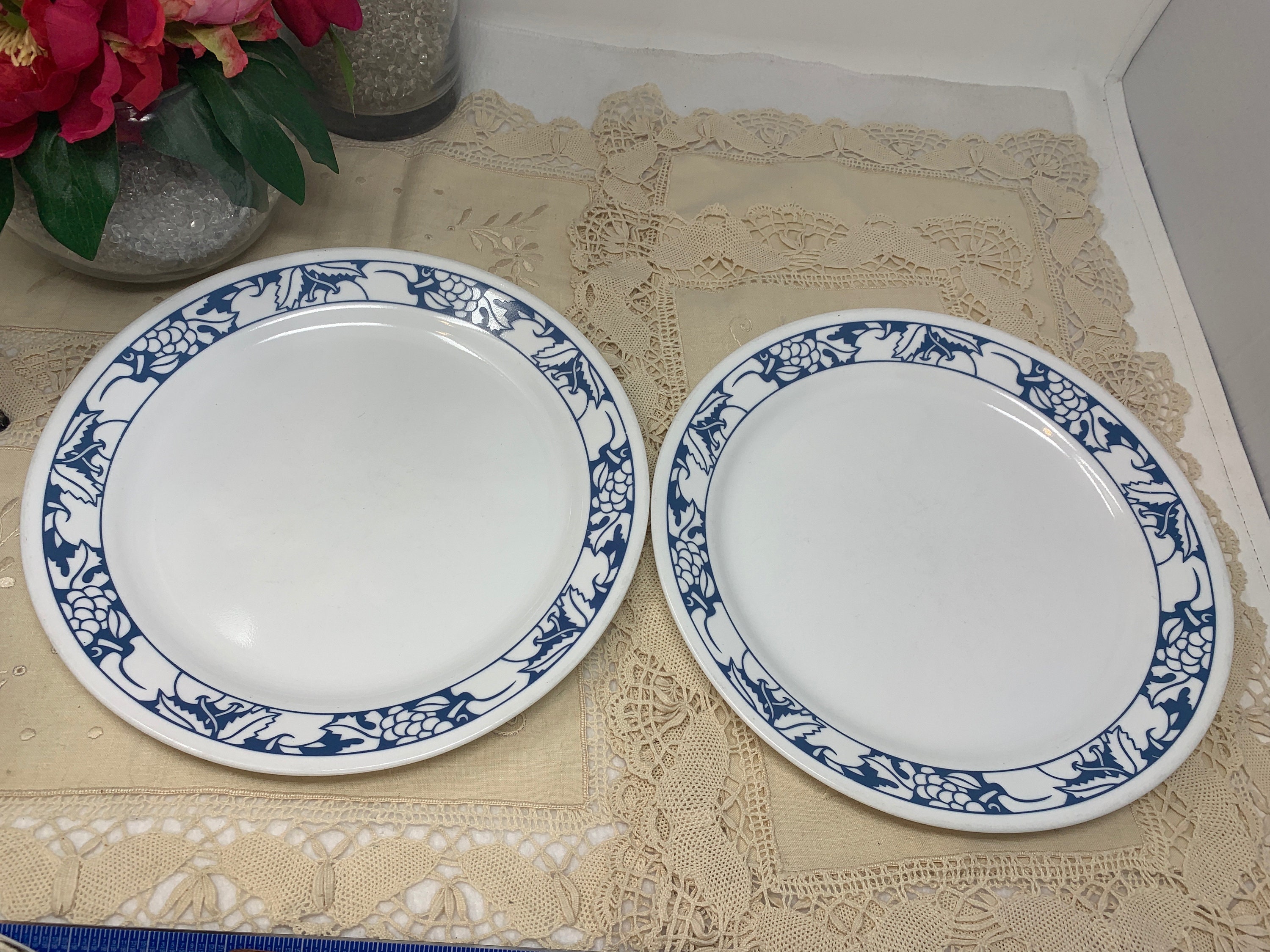 Corelle Harvest Time HTF Pattern Blue Fruit and Foliage - Etsy Canada