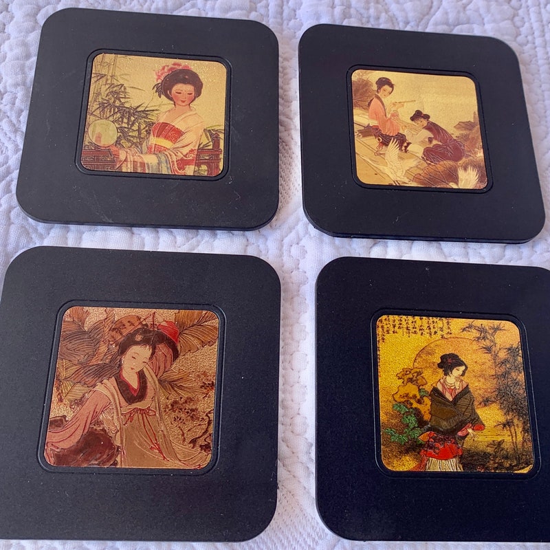 Japanese Coasters - Etsy