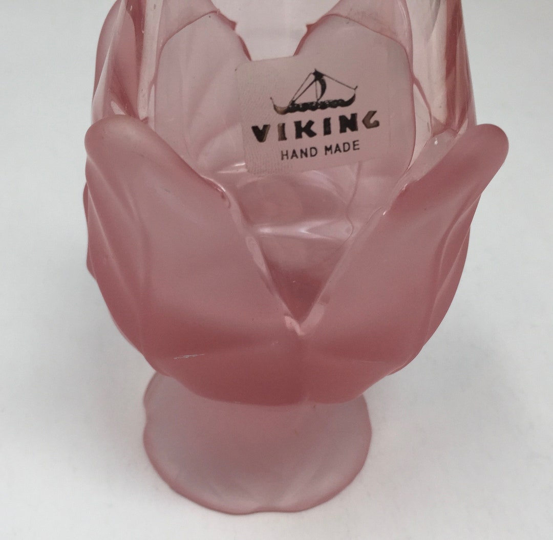 Viking Midcentury Modern Handmade Spring Blossom Epic Leaf Vase Pink ...