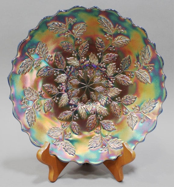Collectible Plates Fenton Carnival Glass Plate Art & Collectibles ...