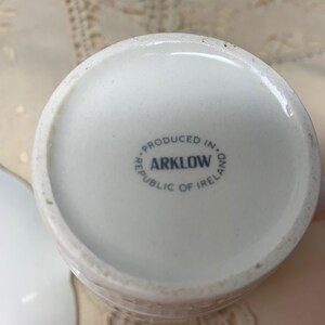 Arklow Pottery Republic of Ireland Patricia Shamrock Tea Mug & Aynsley ...
