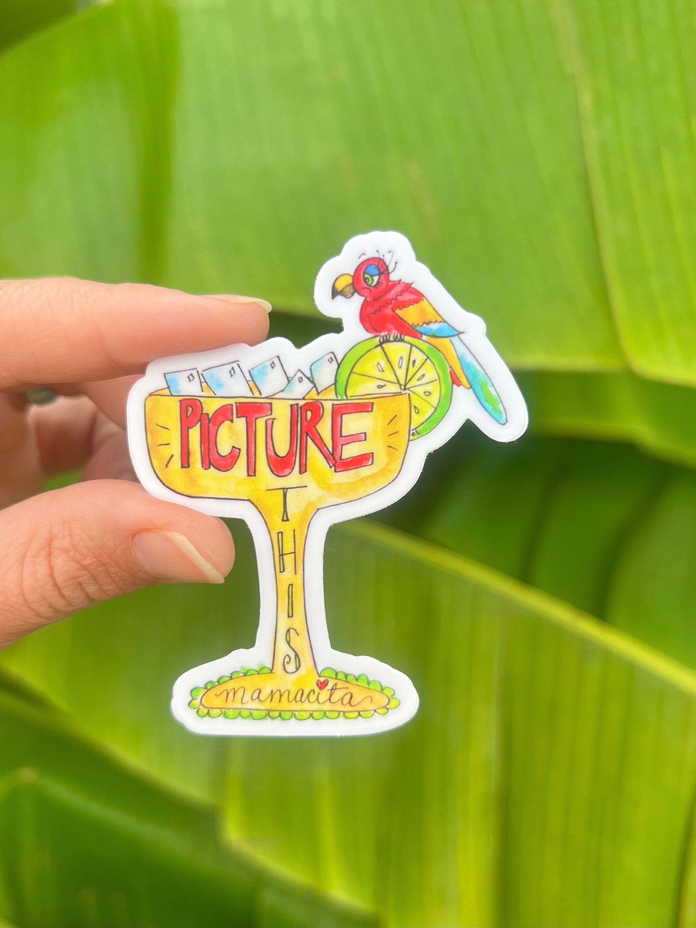 Picture This Mamacita Sticker, Margarita Sticker, Girls Night Out ...