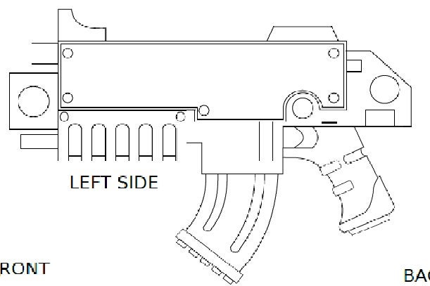 Basic Bolter 40K Digital Reference for Prop Making - Etsy UK