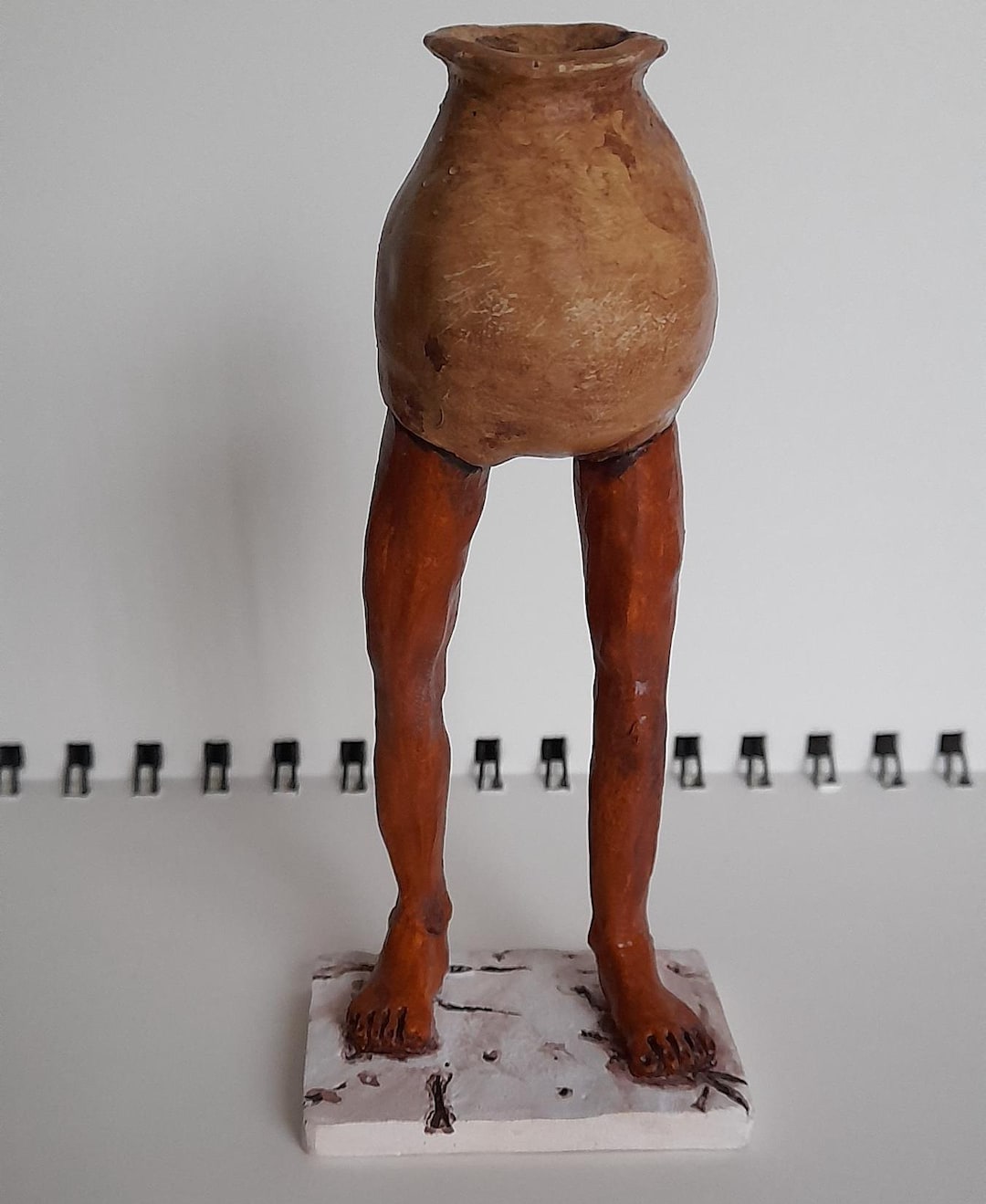Hieroglyphic Pot With Legs Sculpture (bring) - Etsy