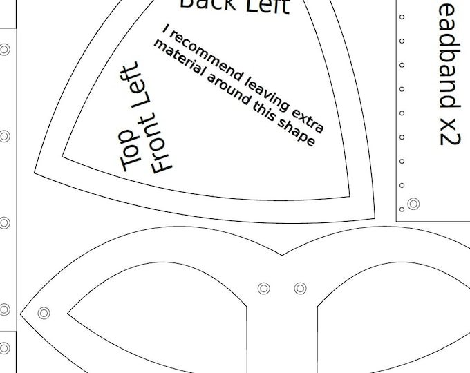 Basic Viking Helmet Digital Template for Prop Making - Etsy