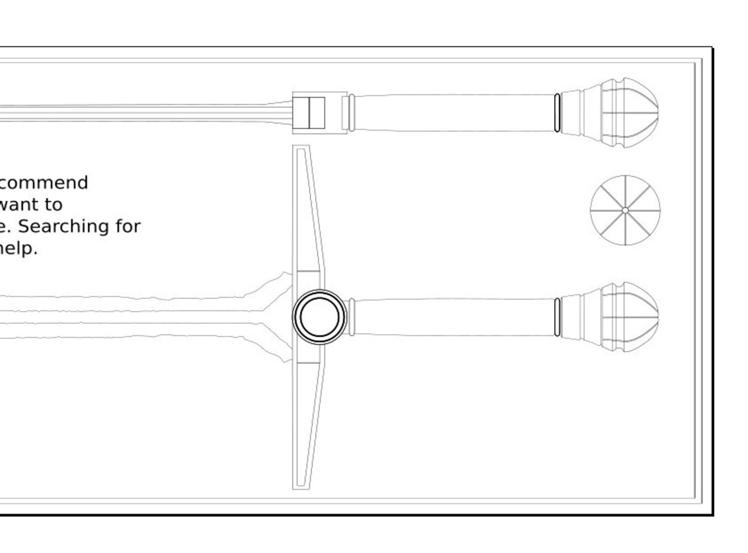 Gorrs Necrosword MCU Digital Reference Drawing for Prop Making - Etsy