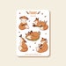 Cute Fox Stickers Stationery Stickers Animal Stickers Journal Stickers ...