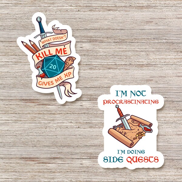 Fantasy Stickers - Etsy