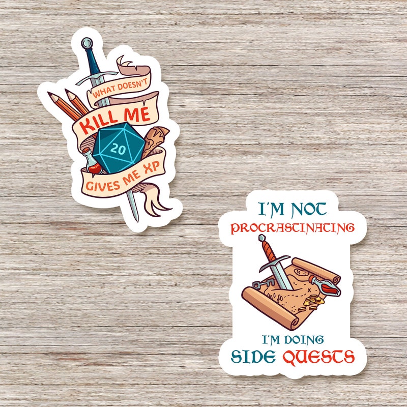 Fantasy Stickers - Etsy