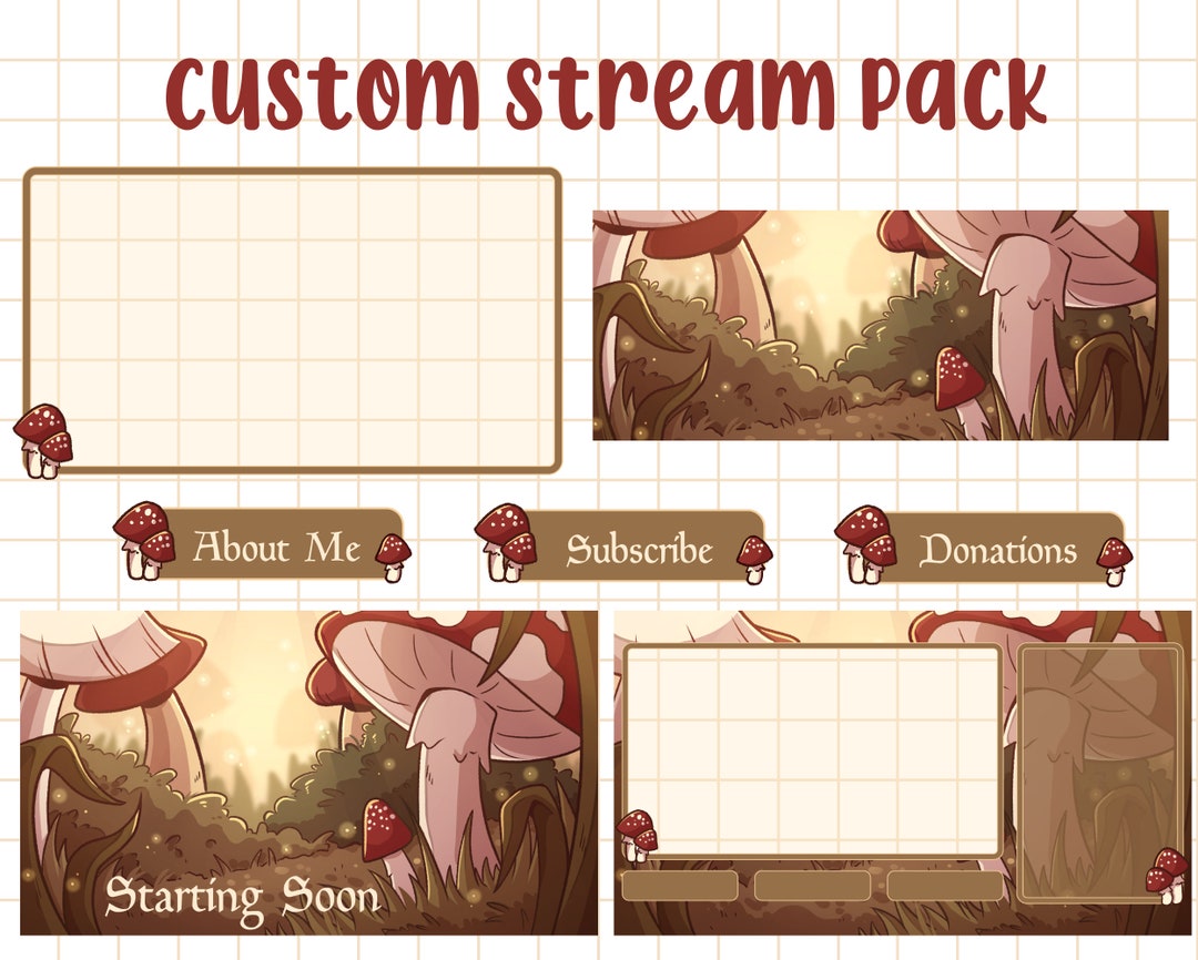 Custom Twitch Streaming Package Profile Picture, Screen Overlays ...