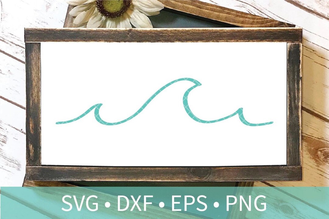 Ocean Wave SVG - Beach SVG - Ocean SVG - Simple Wave Svg Cut File - Etsy
