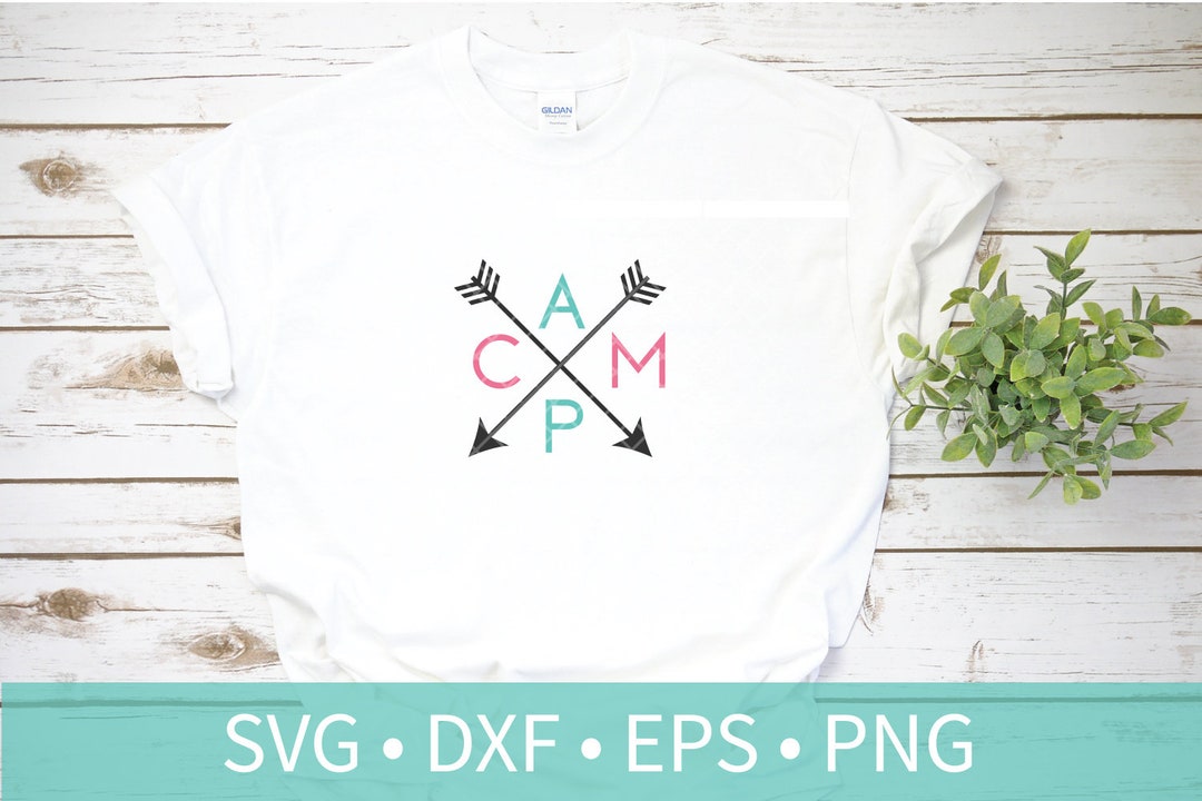 Camp Arrows Tribal Shirt Decor SVG DXF Png Eps Clipart File - Instant ...
