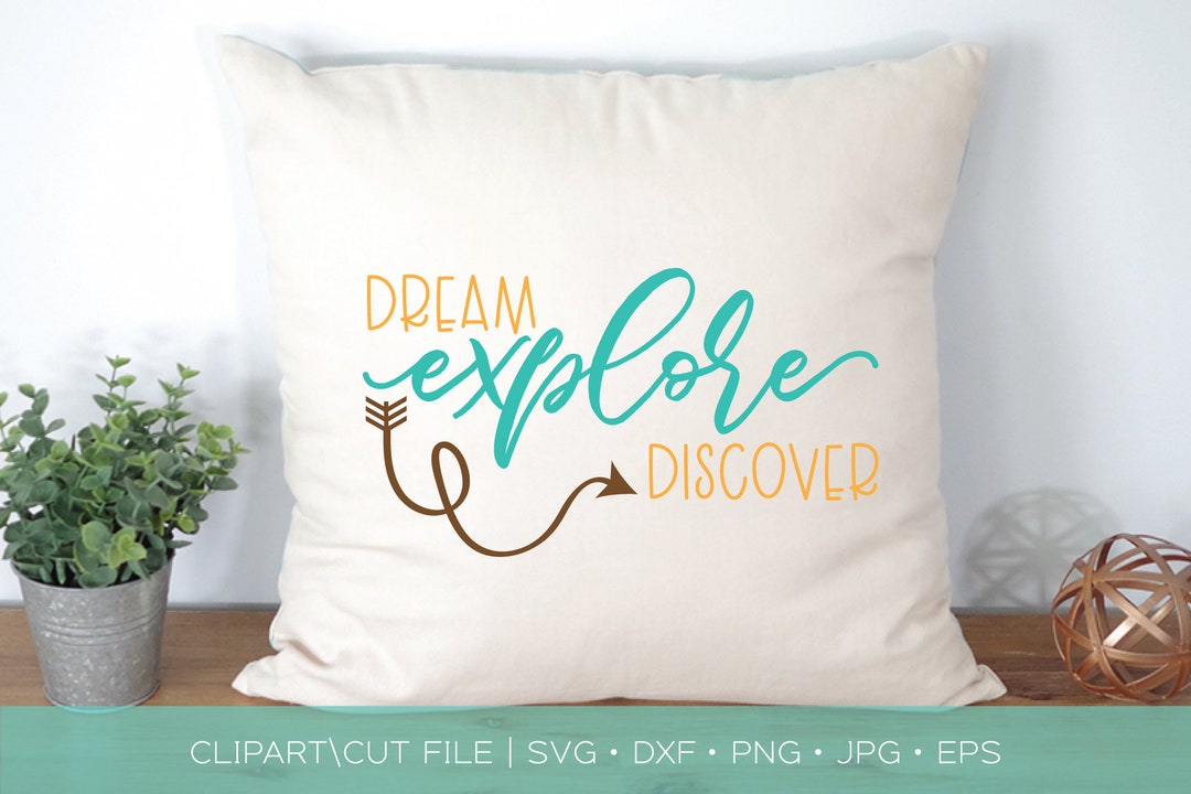 Dream Explore Discover SVG DXF Cut File - Boho Tribal SVG - Etsy