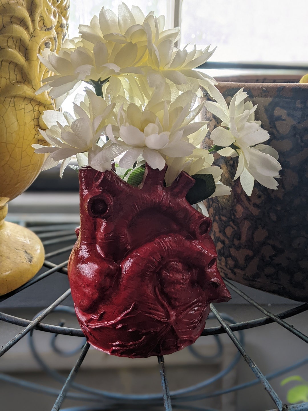 Realistic Heart Vase - Etsy