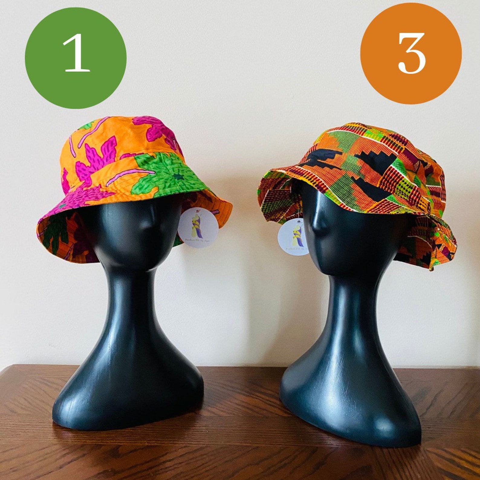 Ankara Bucket Hats (reversible) - Etsy