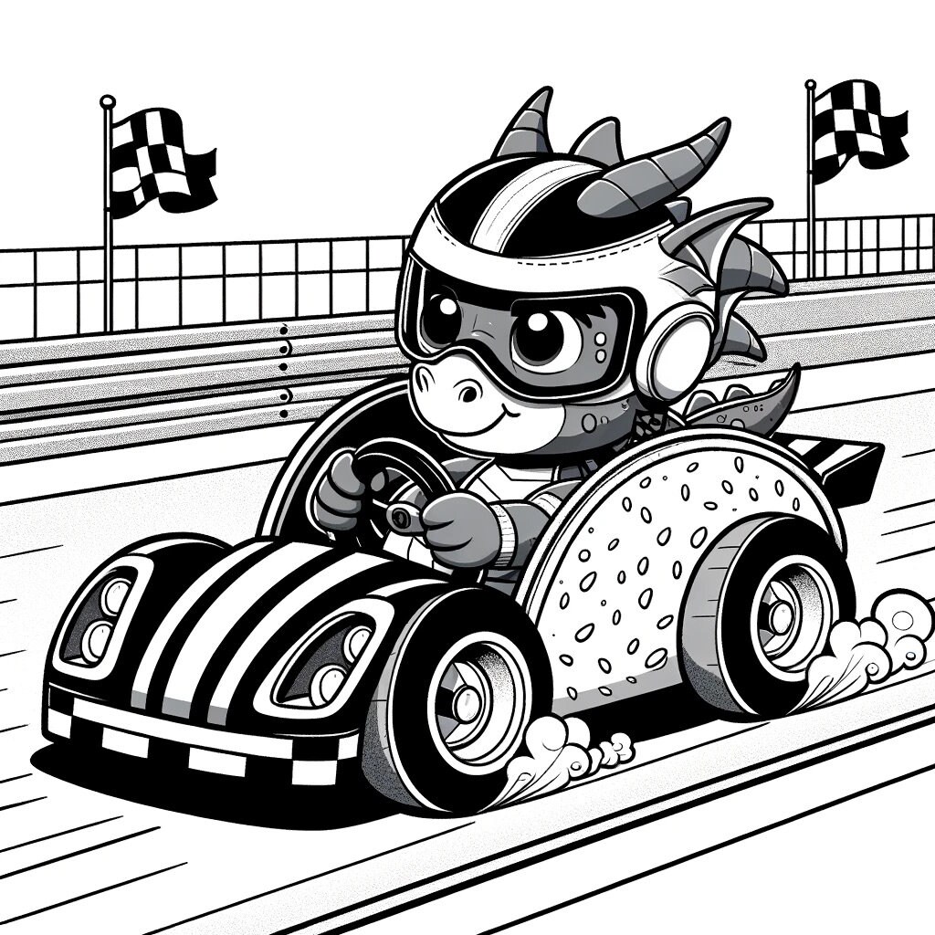 Dragon and Taco Coloring Pages for Kids - 26 Pages! Digital Download ...