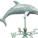 Dolphin Weathervane With Roof Mount - Blue Verde Copper - Etsy