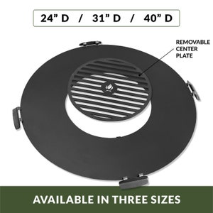 Cooking Grill Plate for Outdoor Fire Pits and Paver Pits, Different ...