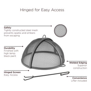 18in Small Spark Screen With Lifter - Etsy