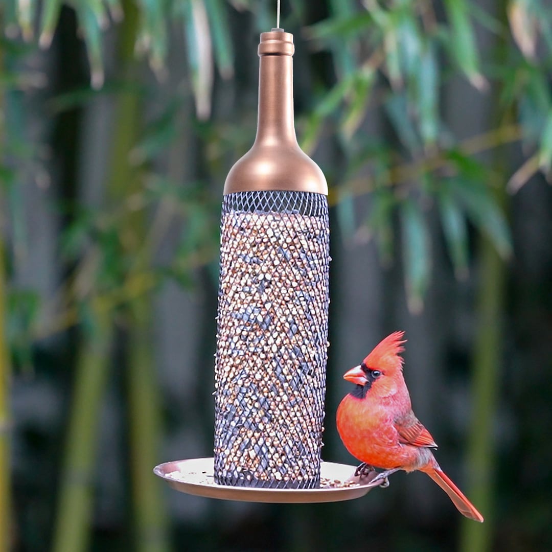 Vineyard Select Bird Feeder, Wine Bottle - Etsy