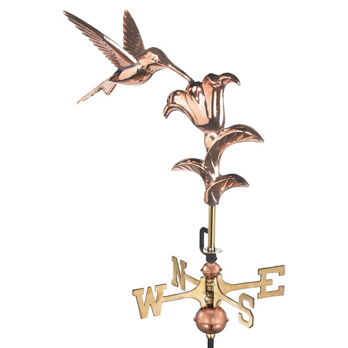 Hummingbird Weathervane Pure Copper With a Roof Mount or - Etsy