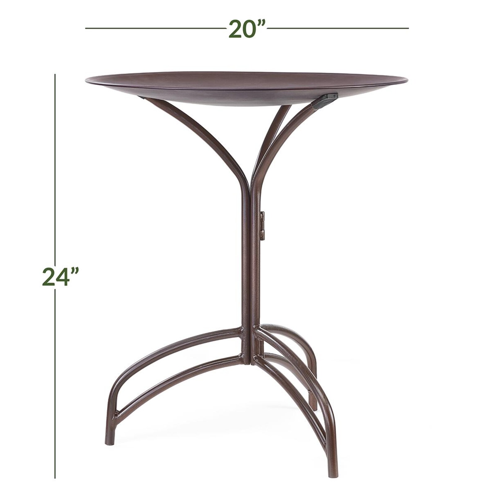 20” Rust Bird Bath With Stand - Etsy