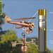 Biplane Weathervane With Roof Mount Pure Copper - Etsy