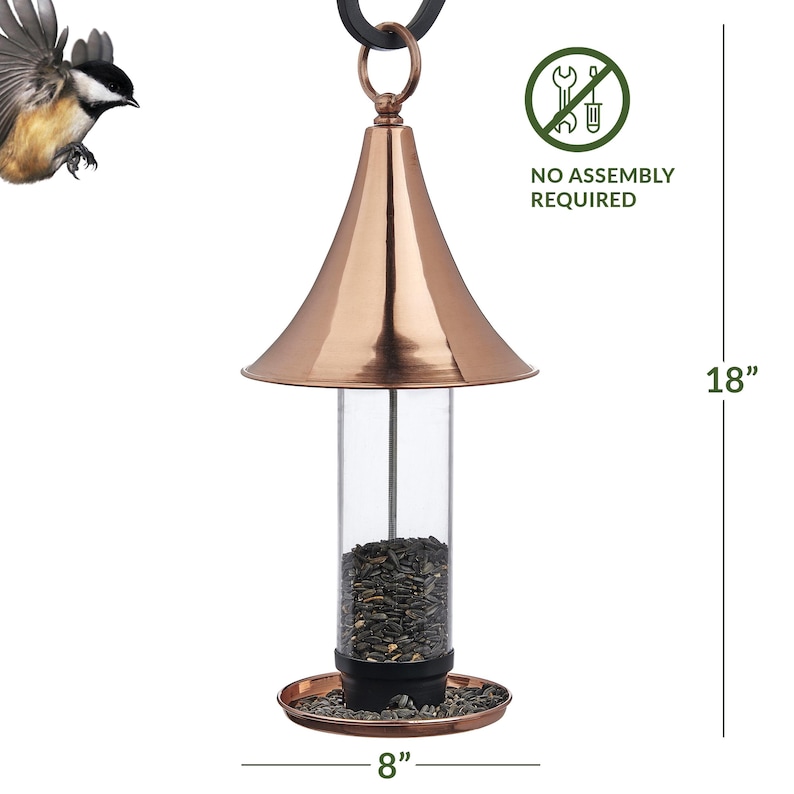 Castella Turret-inspired Pure Copper Bird Feeder - Etsy