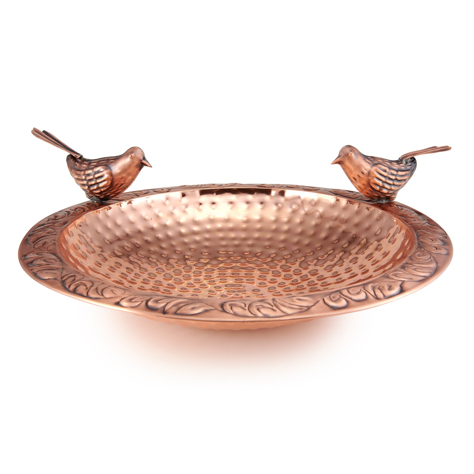 Pure Copper Bird Bath Featuring Two Copper Birds and a Tree - Etsy