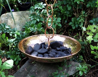 Rain Chain Basin - Etsy