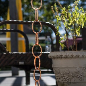 Hand Hammered Pure Copper Rain Chain Basin: Garden Decor (16.5 Inch ...