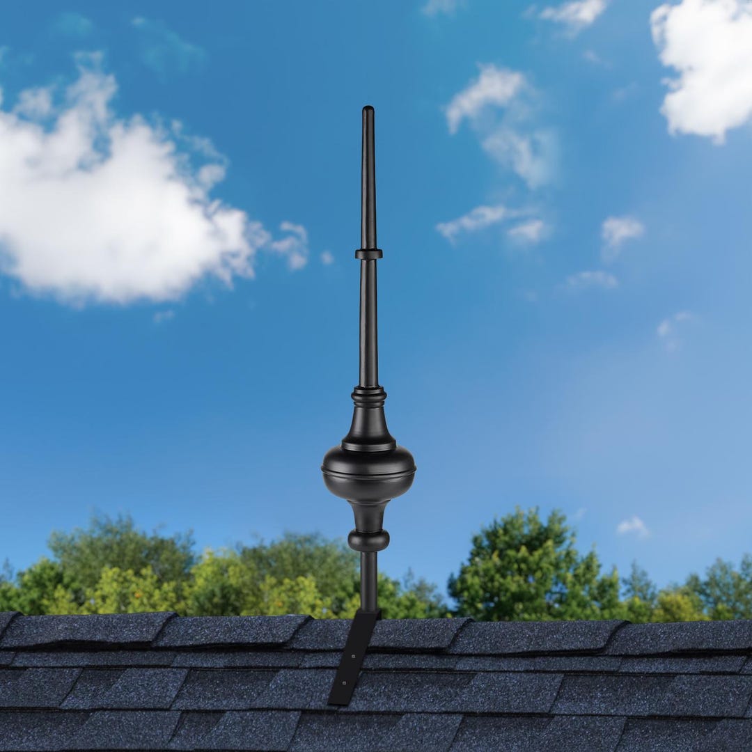 28 Morgana Aluminum Rooftop Finial With Roof Mount by Good Directions ...