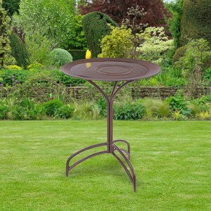 20 Rust Bird Bath With Stand - Etsy