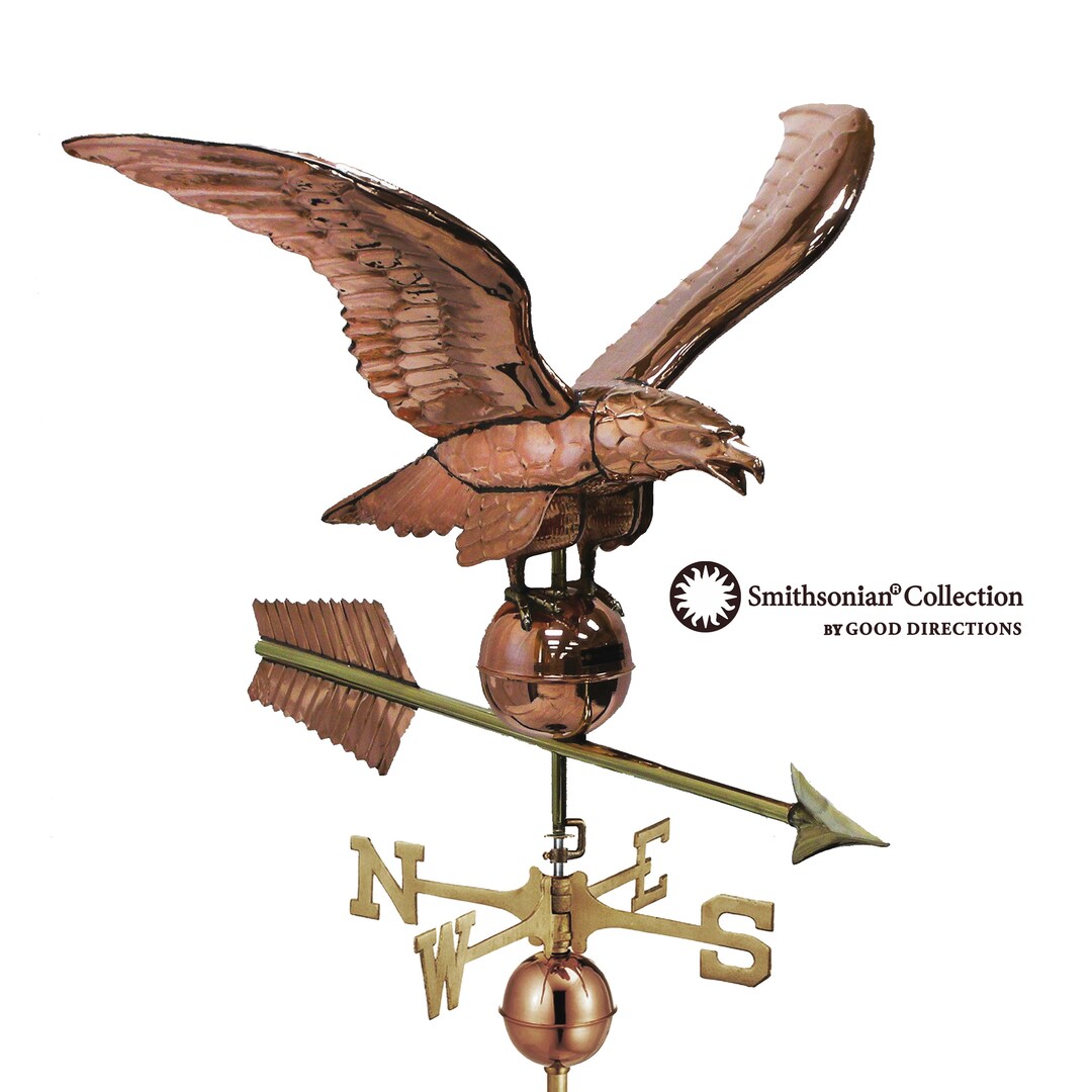 34 Smithsonian Eagle Estate Weathervane Pure Copper by - Etsy